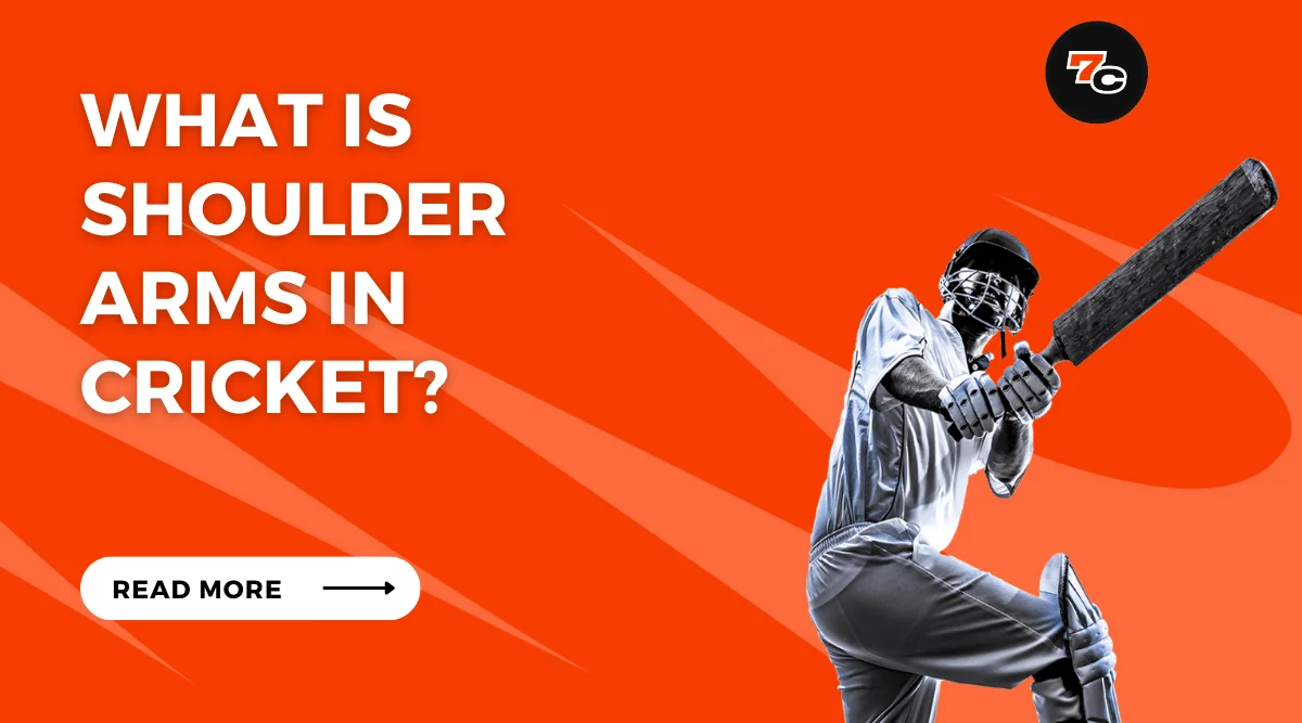 What is Shoulder Arms in Cricket? - Cricket Wiki - 7cric Blog