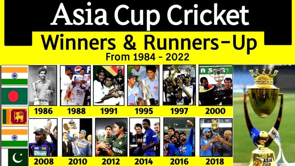 Asia Cup Winners List: God-Class Team That Successfully Became the Great Winner - 7cric Blog